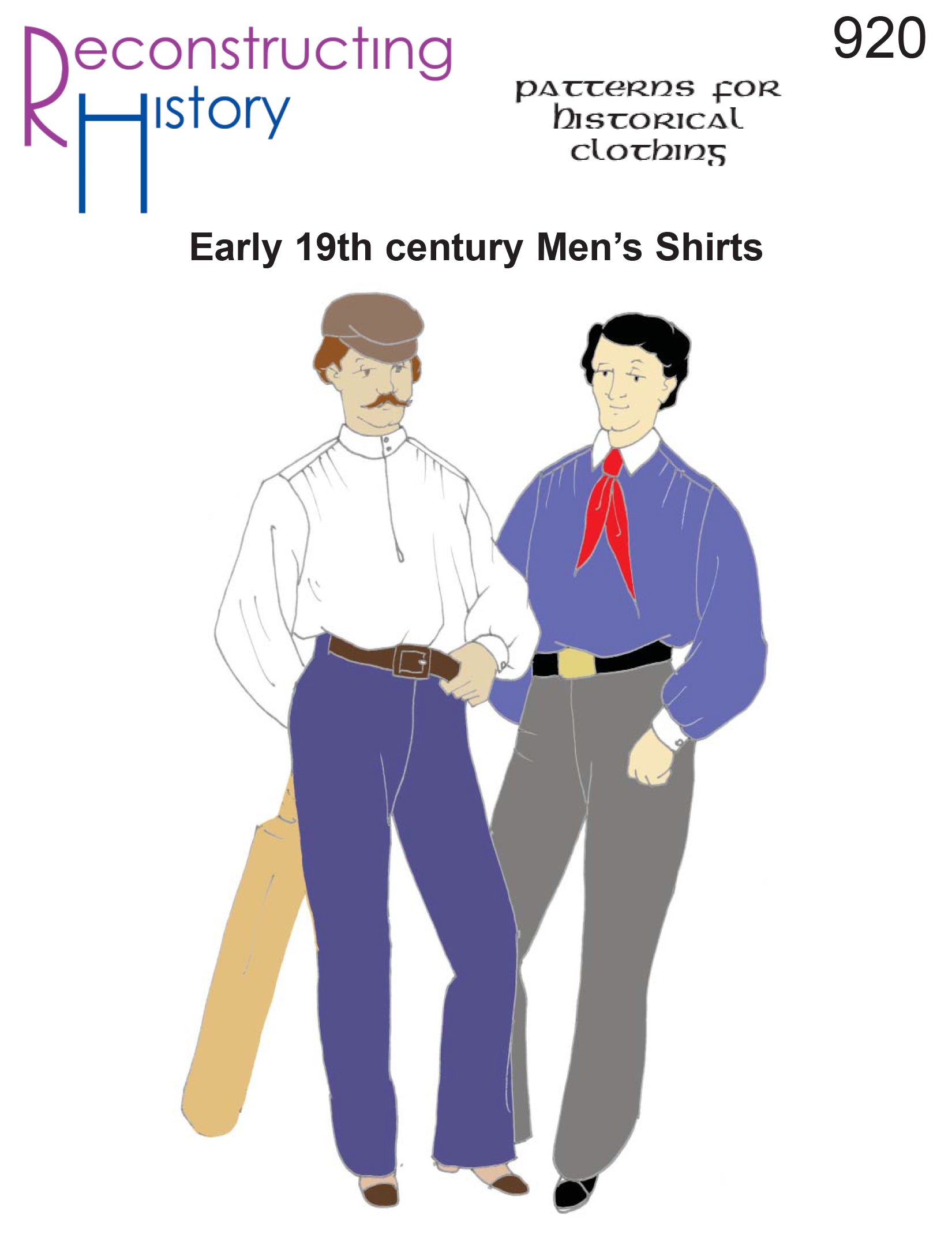 RH920 — Early 19thc Men's Shirts sewing pattern – Reconstructing History